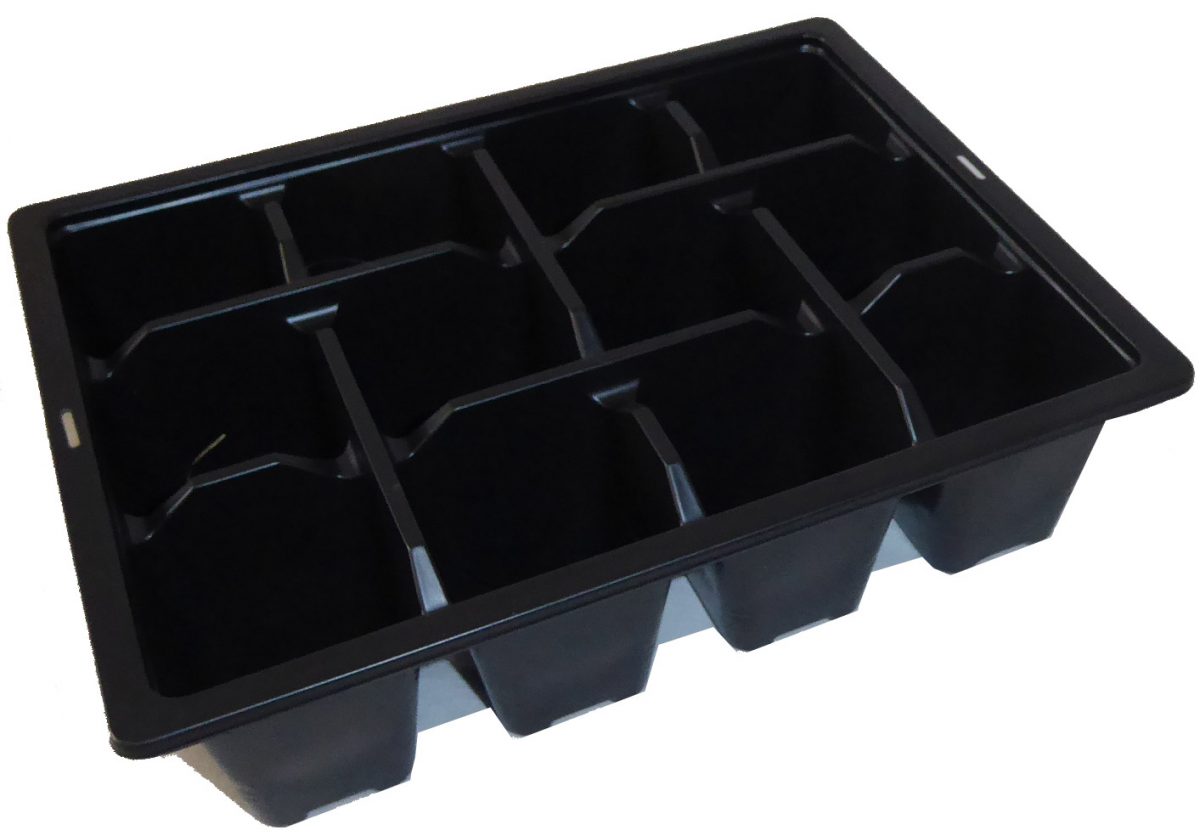 HSP 9 Cell pack x 400 Black or Grey | H. Smith Plastics Ltd